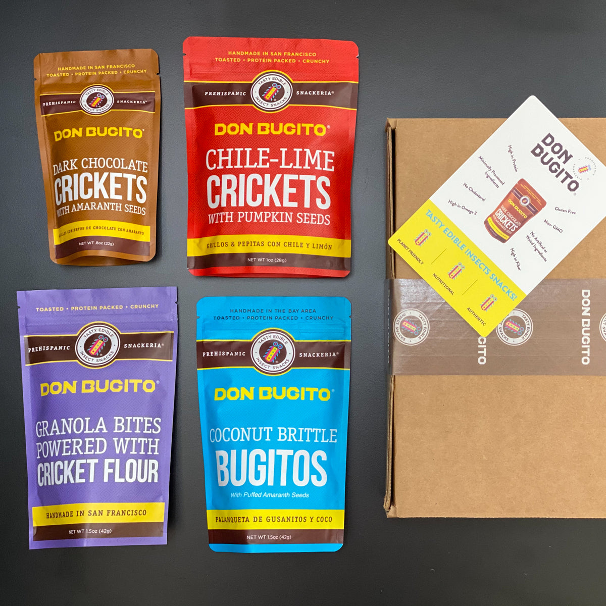 TASTY INSECT STARTER PACK [original combo] | Don Bugito