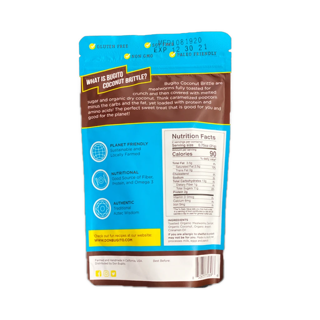 Coconut Brittle Bugitos | Don Bugito